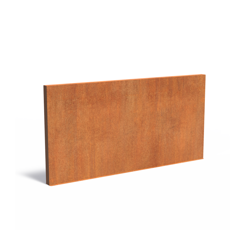 Mur en acier Corten - L'Atlantide